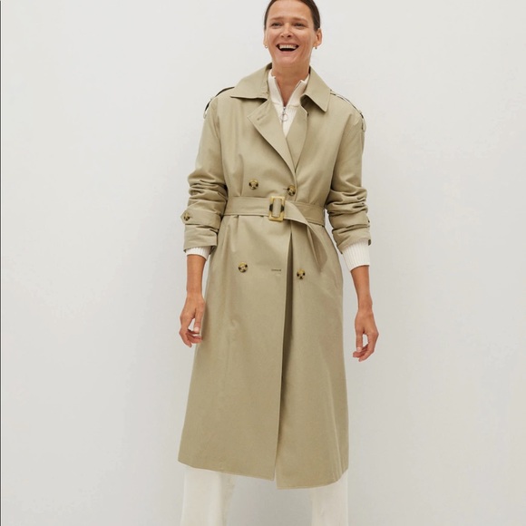 Mango | Jackets & Coats | Military Trench Coat | Poshmark